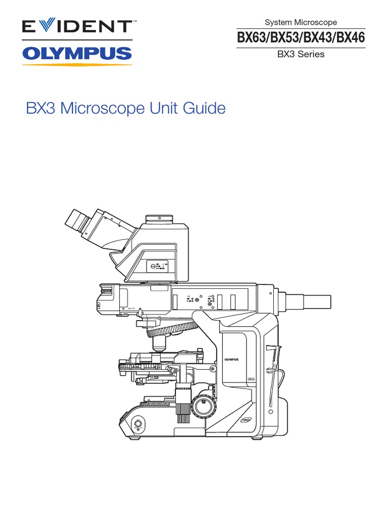 BX3 Unit Guide EN | PDF | Optical Filter | Glass Engineering And Science