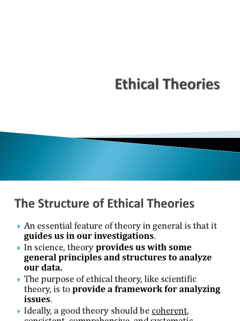 Lect 5 Ethical Theories | PDF Lect 5 Ethical Theories | PDF