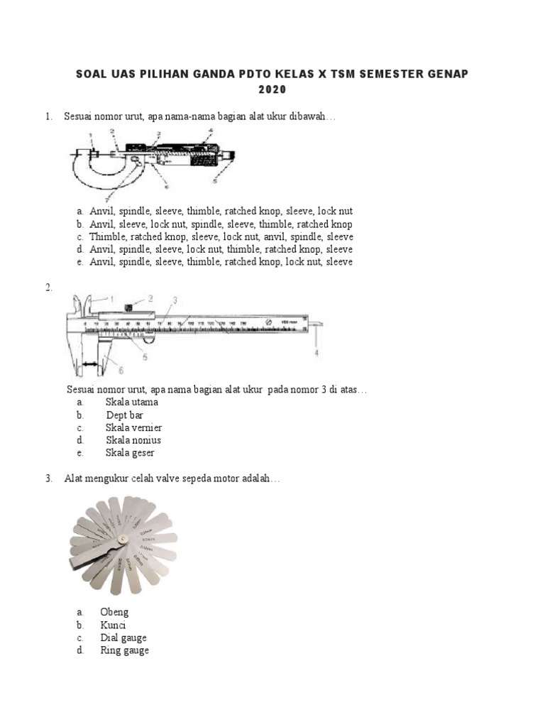 Soal Uas Online Pdto KLS X Semester Genap | PDF