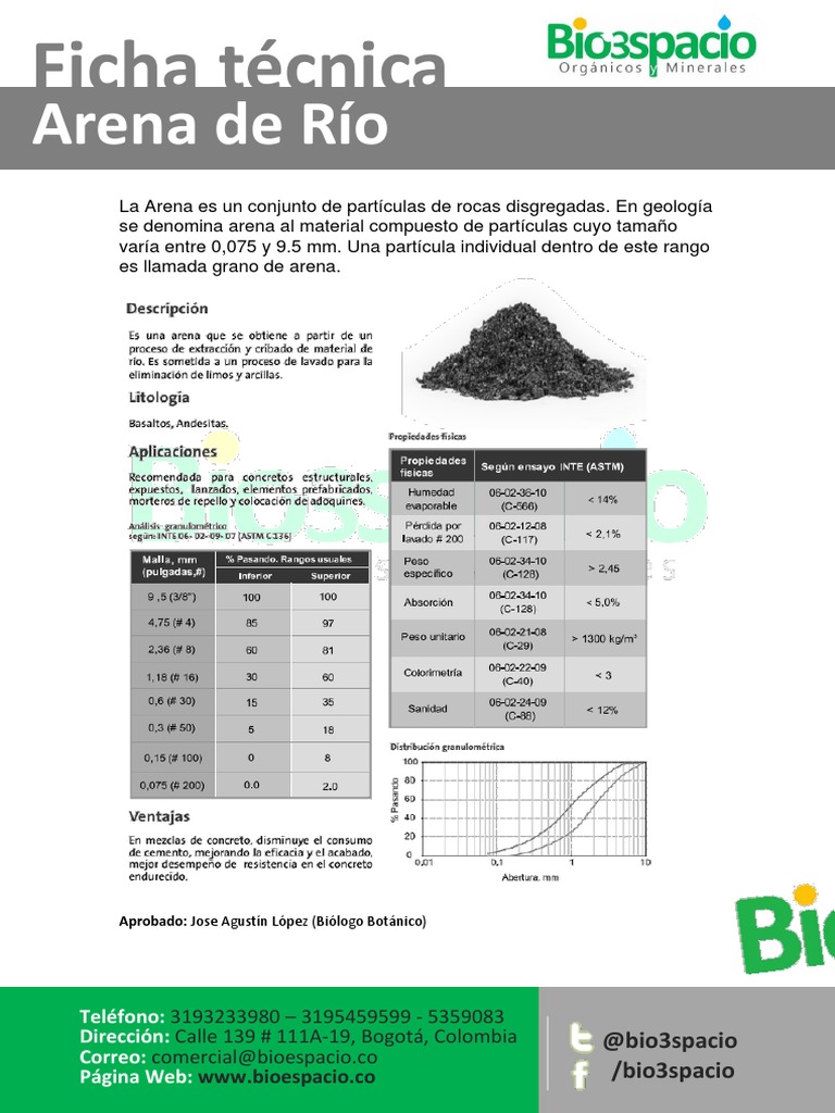 Ficha Tecnica Arena de Rio | PDF | Tecnología
