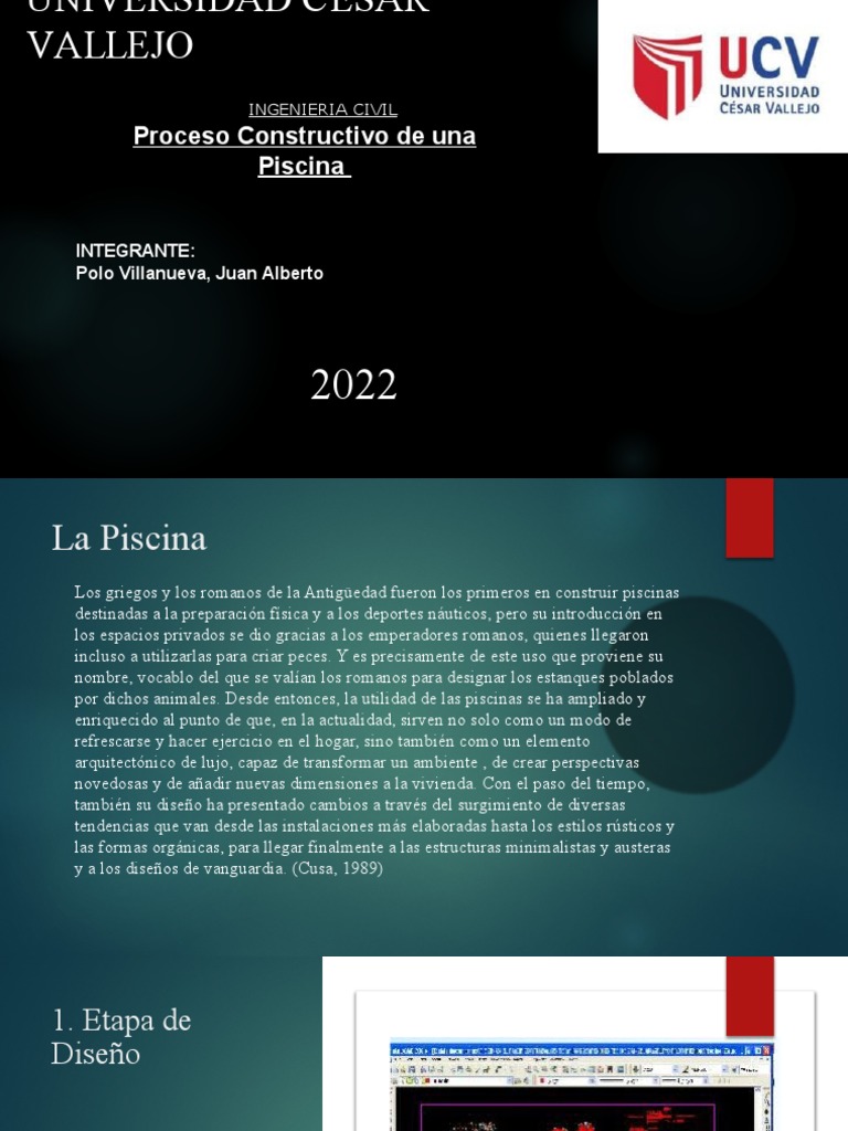 Proceso Constructivo de Una Piscina - Juan Polo Villanueva | PDF ...