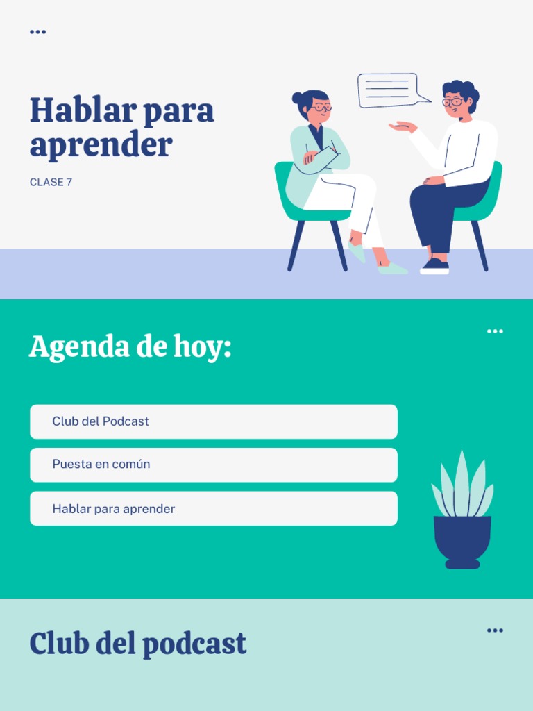 Clase 7 Hablar para Aprender | PDF | Lingüística | Ciencia cognitiva