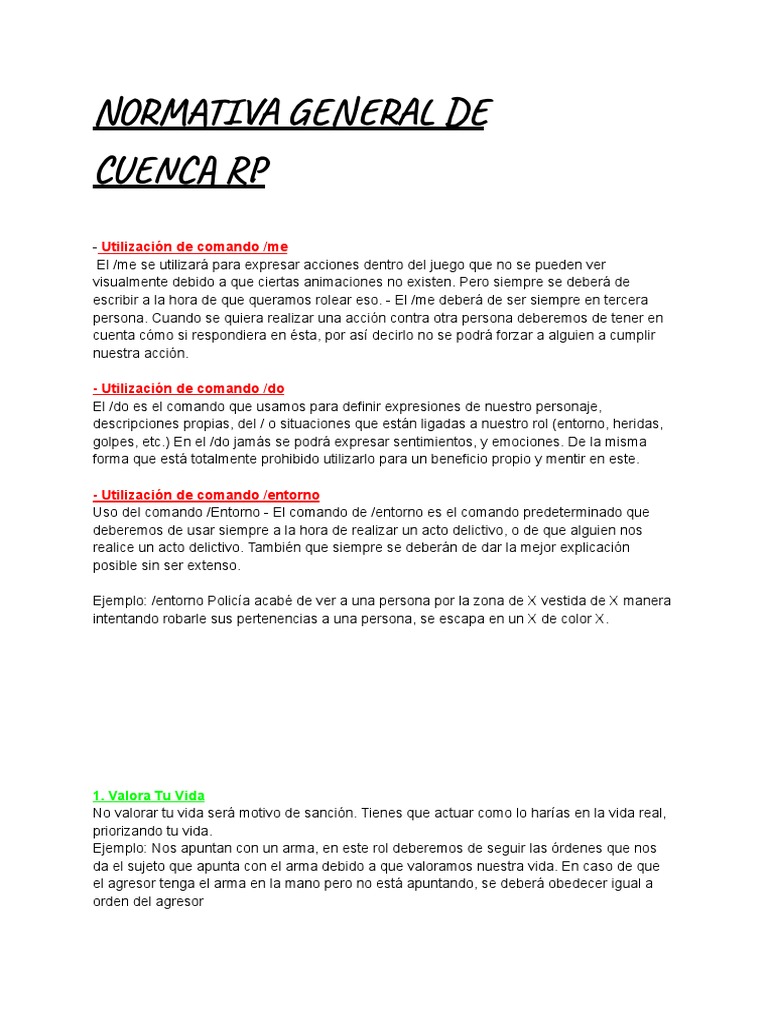 Whitelist Cuenca RP | PDF