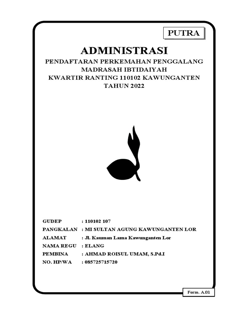 Adm Perkemahan Regu Putra | PDF