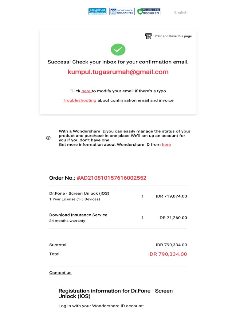 Order DR - Fone | PDF