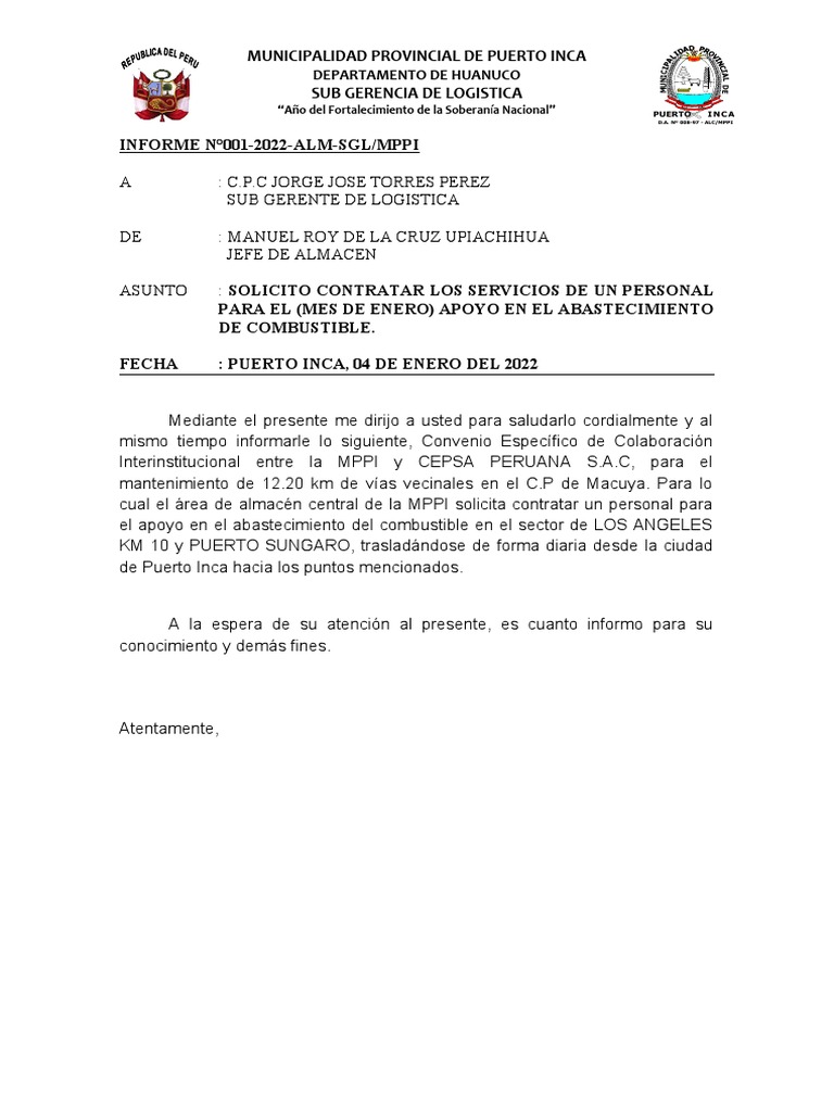 Informe 2022 Manuel | PDF