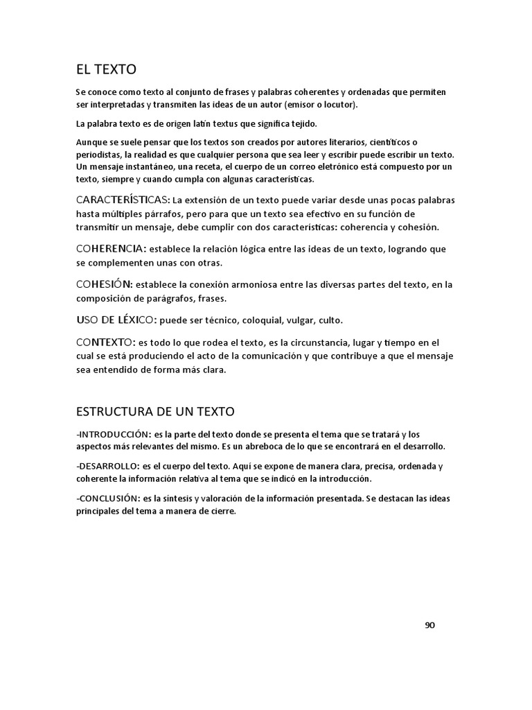 El Texto | PDF | Ensayos | Cognición