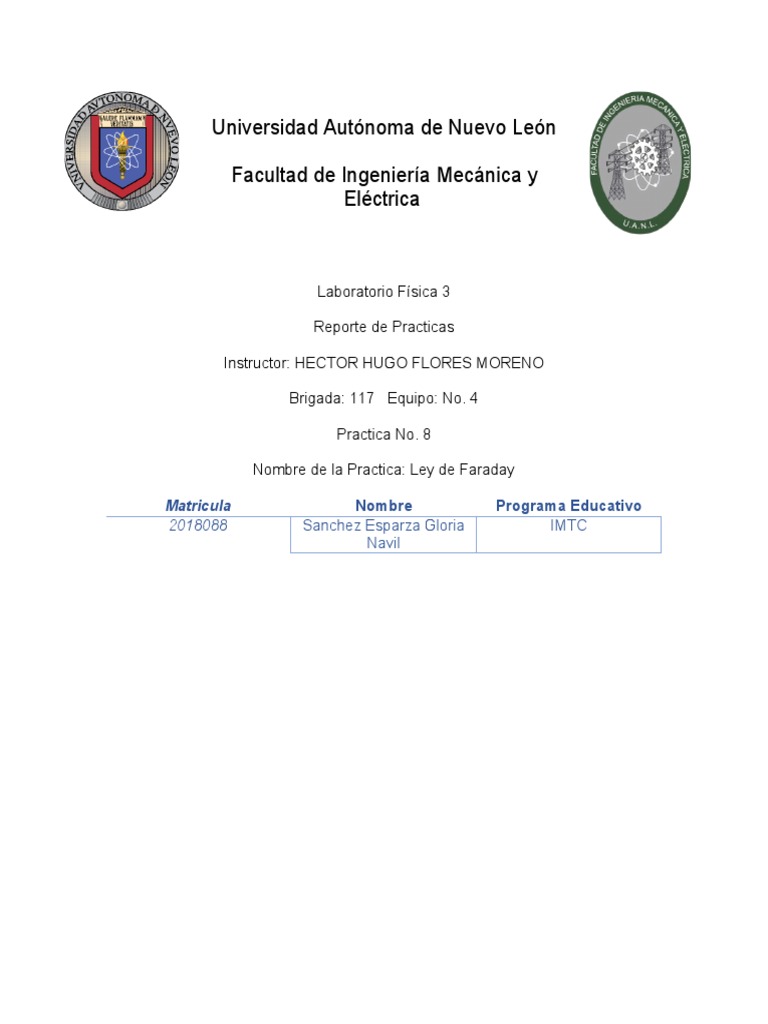Practica 8 Lab Fis 3 | PDF