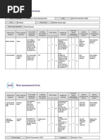 IOSH Risk Assessment Example 1 | PDF | Risk | Workplace