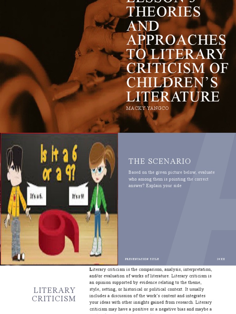 Lesson 3 Theories and Approaches To Literary Criticism | PDF
