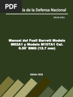 MANUAL DE Fusil FX-05 Xicoatl | PDF | Rifle | Revista (armas de fuego)