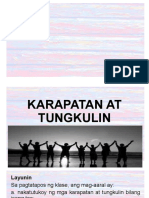 Karapatan at Tungkulin NG Tao Sa Lipunan | PDF