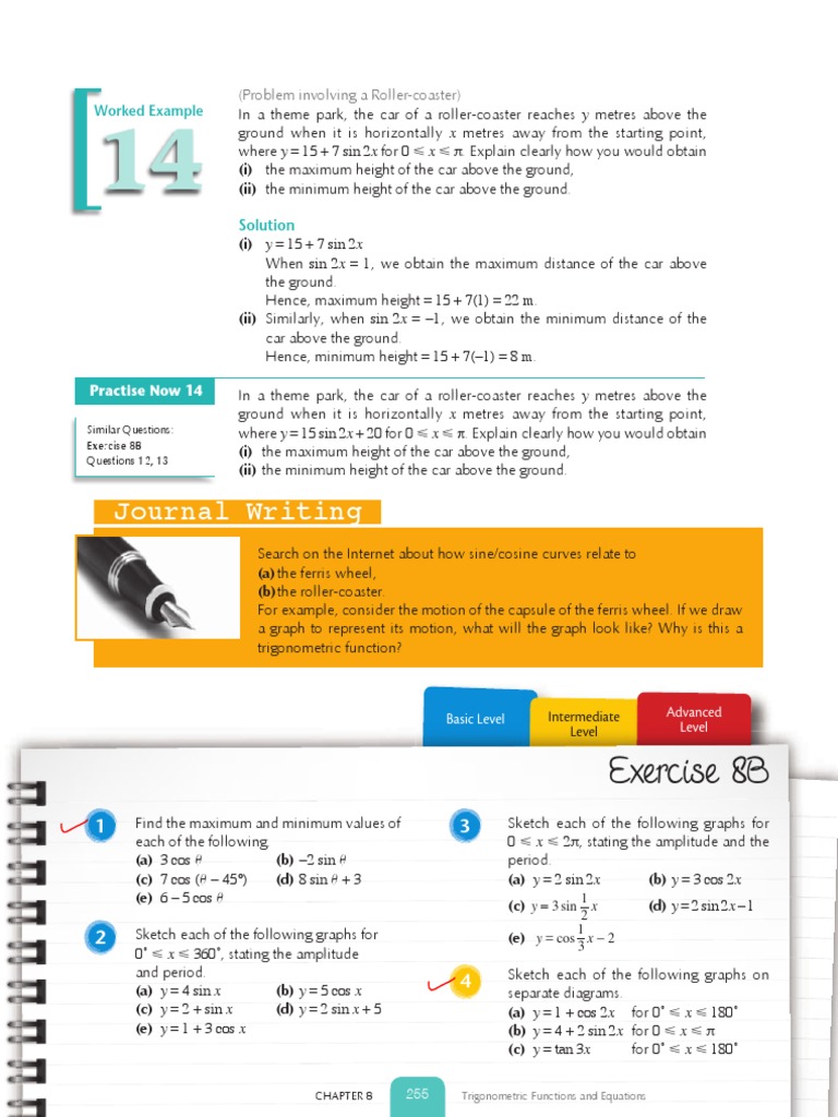 Trig Function (Tranformation Exercise) | PDF | Trigonometric Functions | Elementary Mathematics
