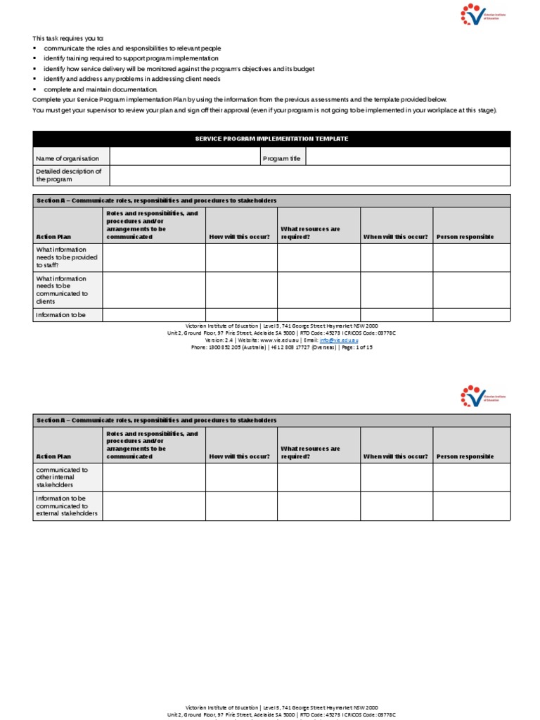 CHCCCS007 - ASSESSMENT TASK 4 of 5 (PROJECT) .v1.5 | PDF | Websites ...
