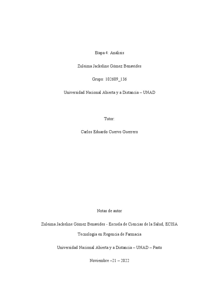 Etapa4 Zuleima Gomez | PDF | Business | Cliente