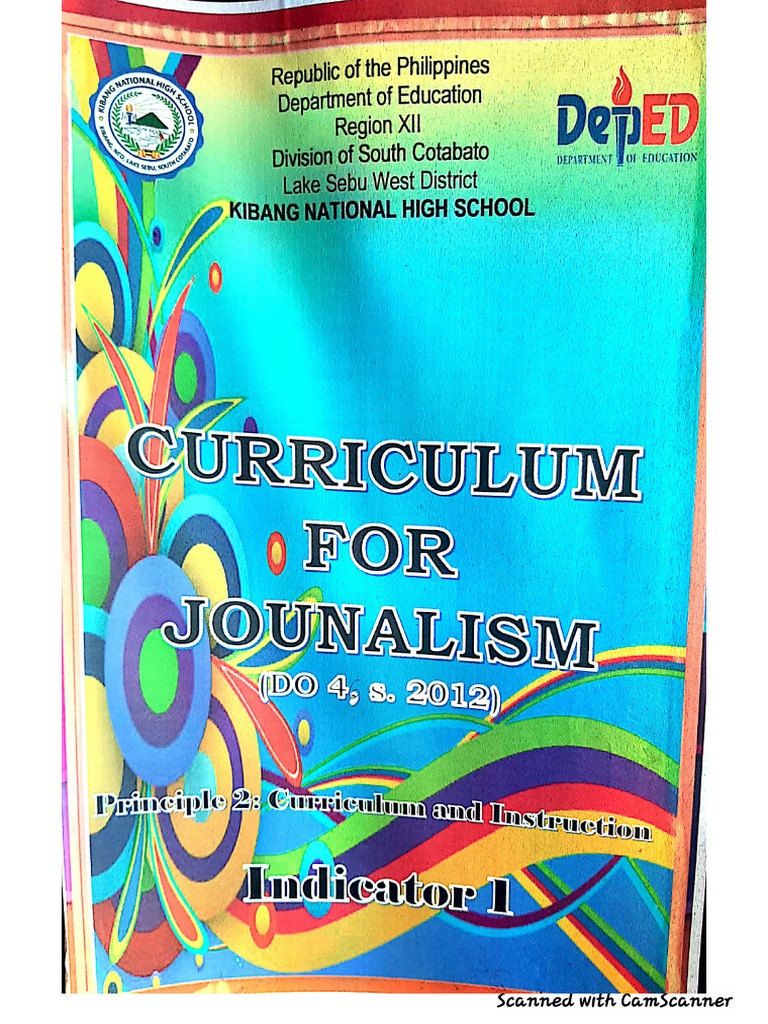 Curriculum For Journalism (D.O 46 S. 2012) | PDF