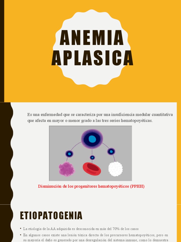 Anemia Aplasica | PDF