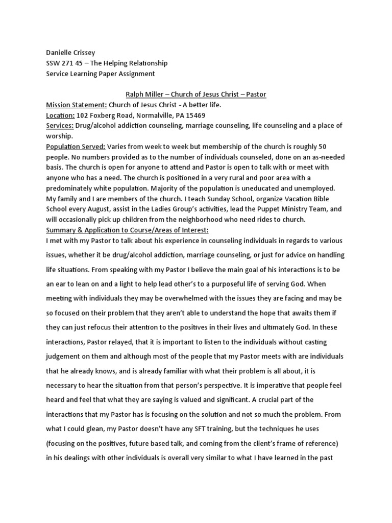 Service Learning Paper PDF