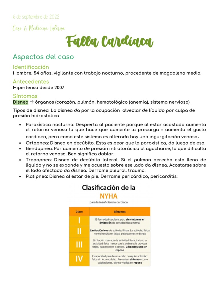 Falla Cardiaca | PDF | Edema | Insuficiencia cardíaca