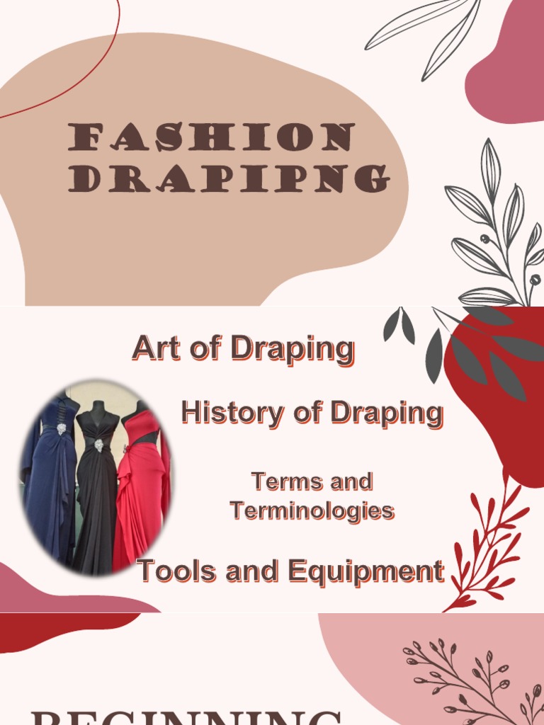 Basic Drapping Patterns | PDF | Seam (Sewing) | Clothing