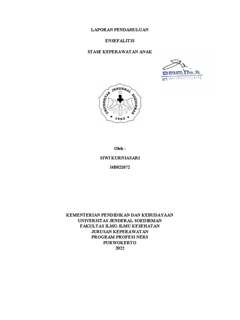 LP Ensefalitis | PDF