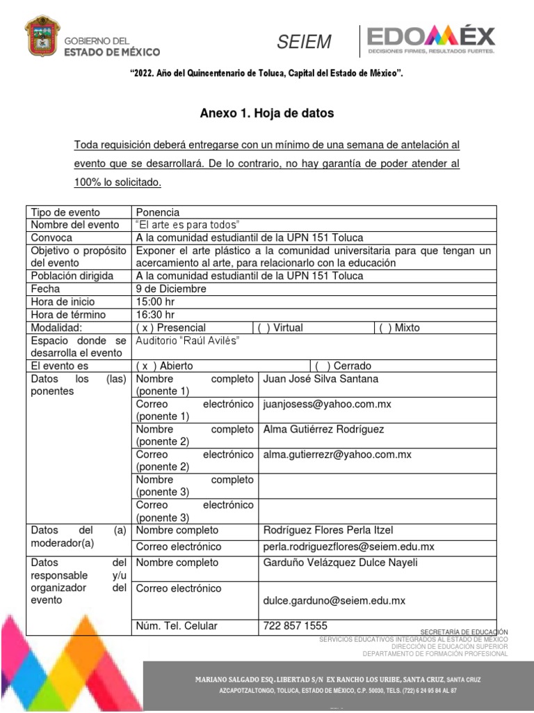 Nueva Propuesta Formato de Requisición para Eventos-1f - 044834 | PDF Nueva Propuesta Formato de Requisición para Eventos-1f - 044834 | PDF