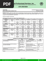 Cpar Answer Keys | PDF