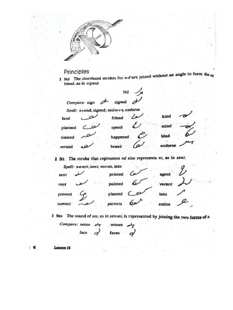 Lesson-10-12 Stenography | PDF
