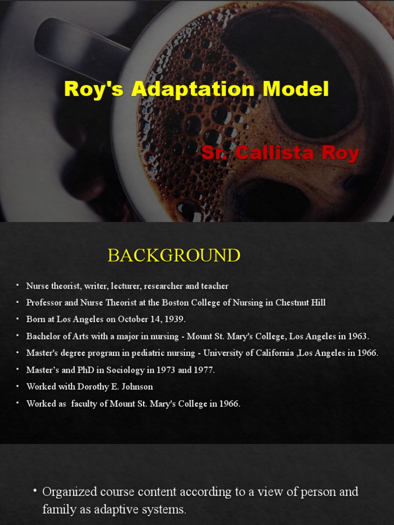 Roys Adaptation Model | PDF | Behavior | Nursing