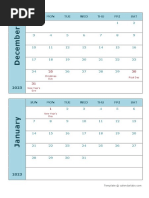2026 Printable Landscape Monthly Calendar | PDF | Observances