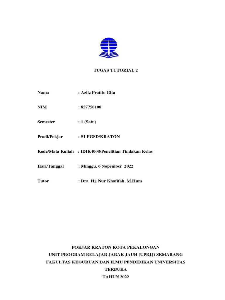 Penelitian Tindakan Kelas - TT2 | PDF