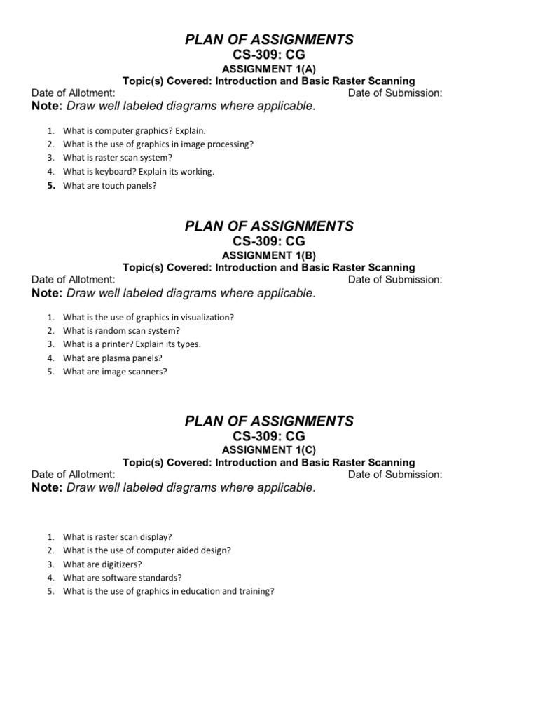 Assignments of CG | PDF | Computer Graphics | 2 D Computer Graphics