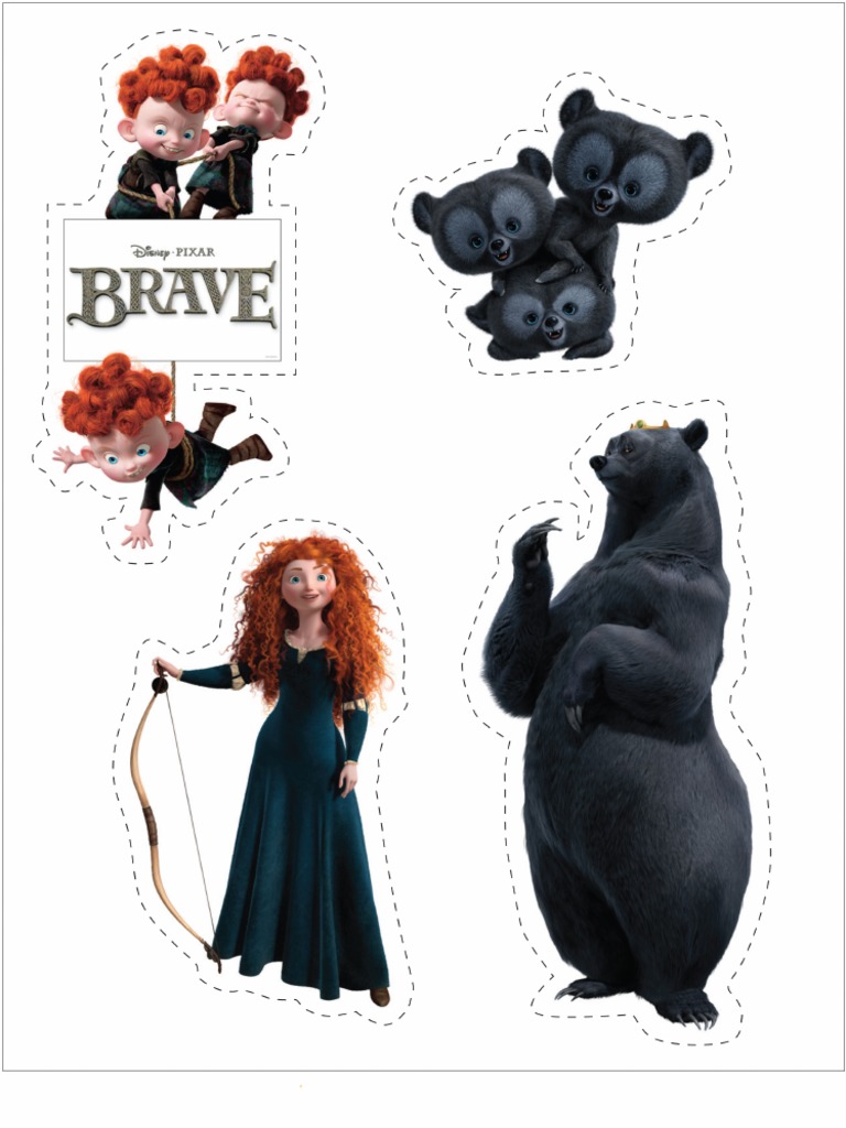 Brave Printable Stickers | PDF
