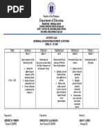 ACTIVITY COMPLETION REPORT (Brigada Eskwela) | PDF