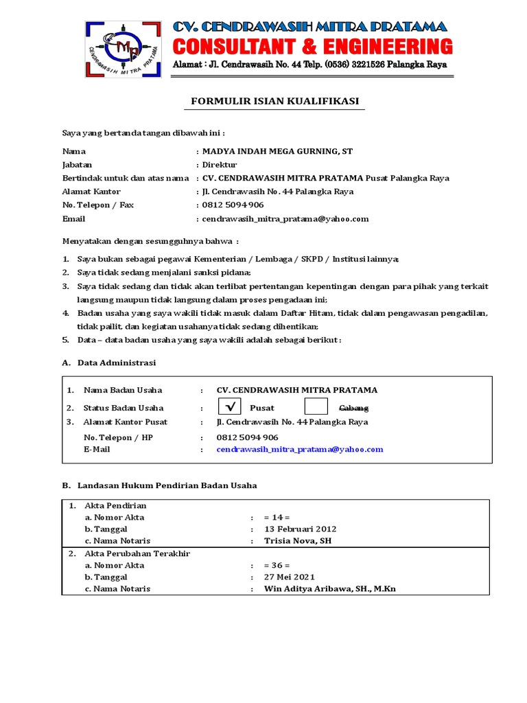 Dokumen Kualifikasi Pdf
