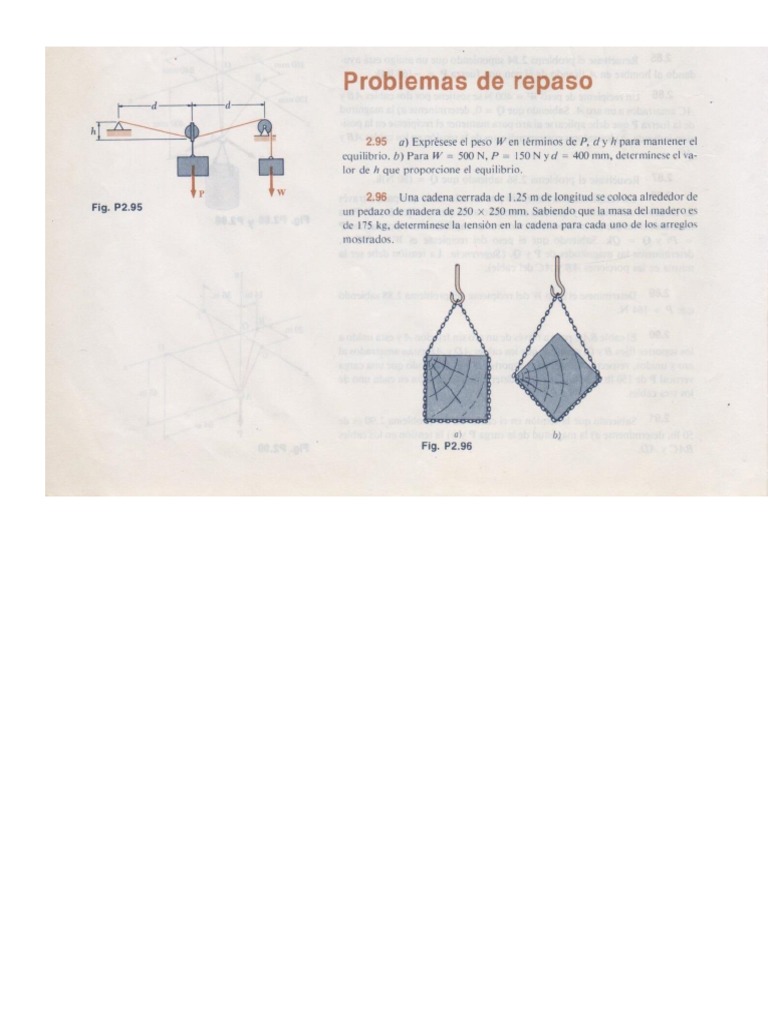 Estatica Tema 1 Examen Primera Parte | PDF