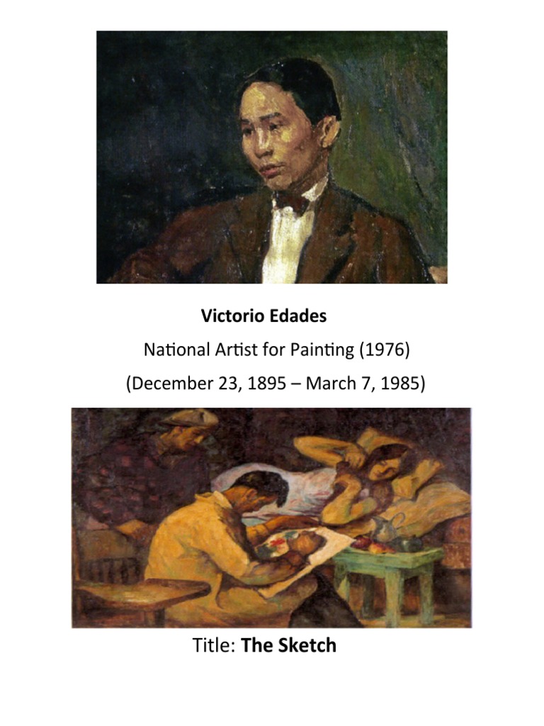 Victorio Edades: The Sketch Overview | PDF