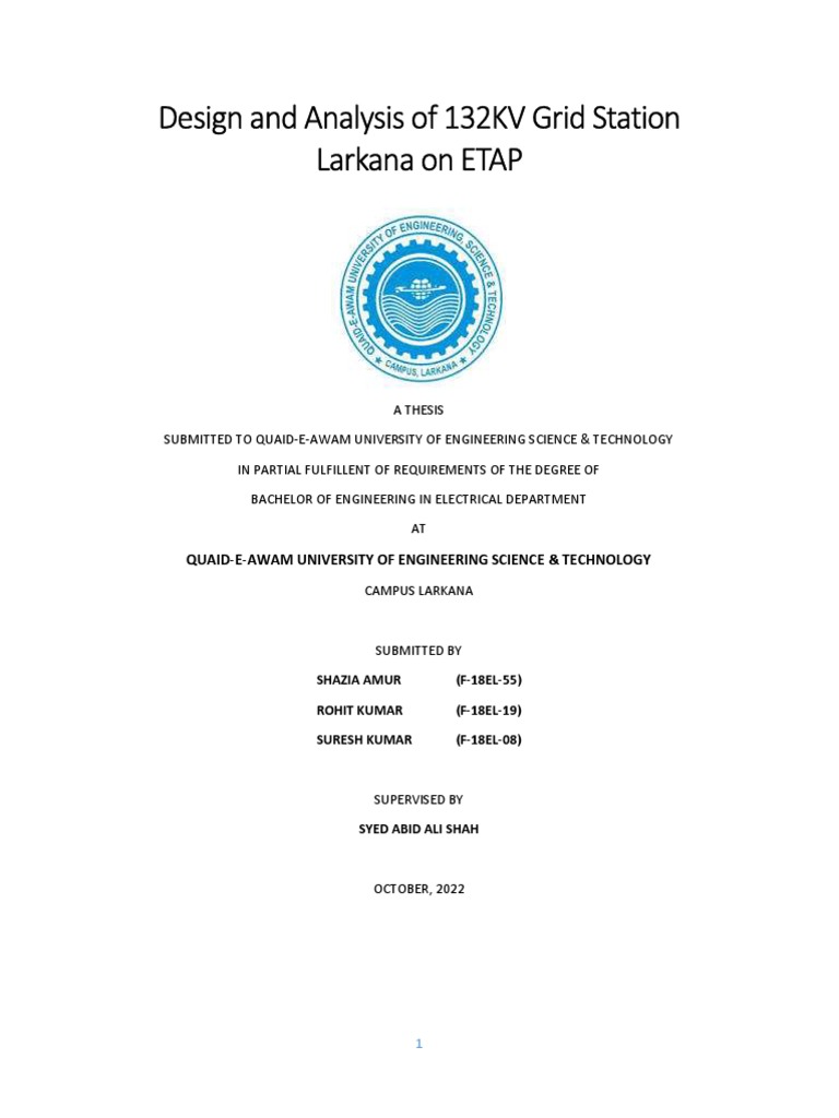 THESIS | PDF | Transformer | Electrical Substation