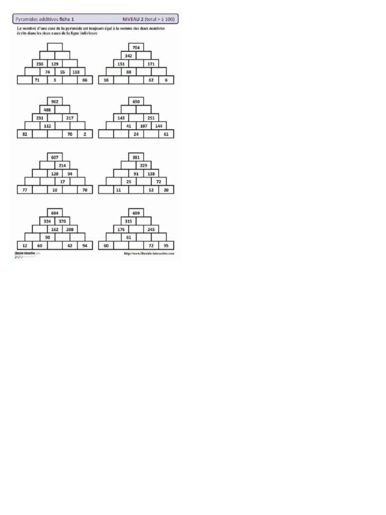 Piramide Numerica | PDF