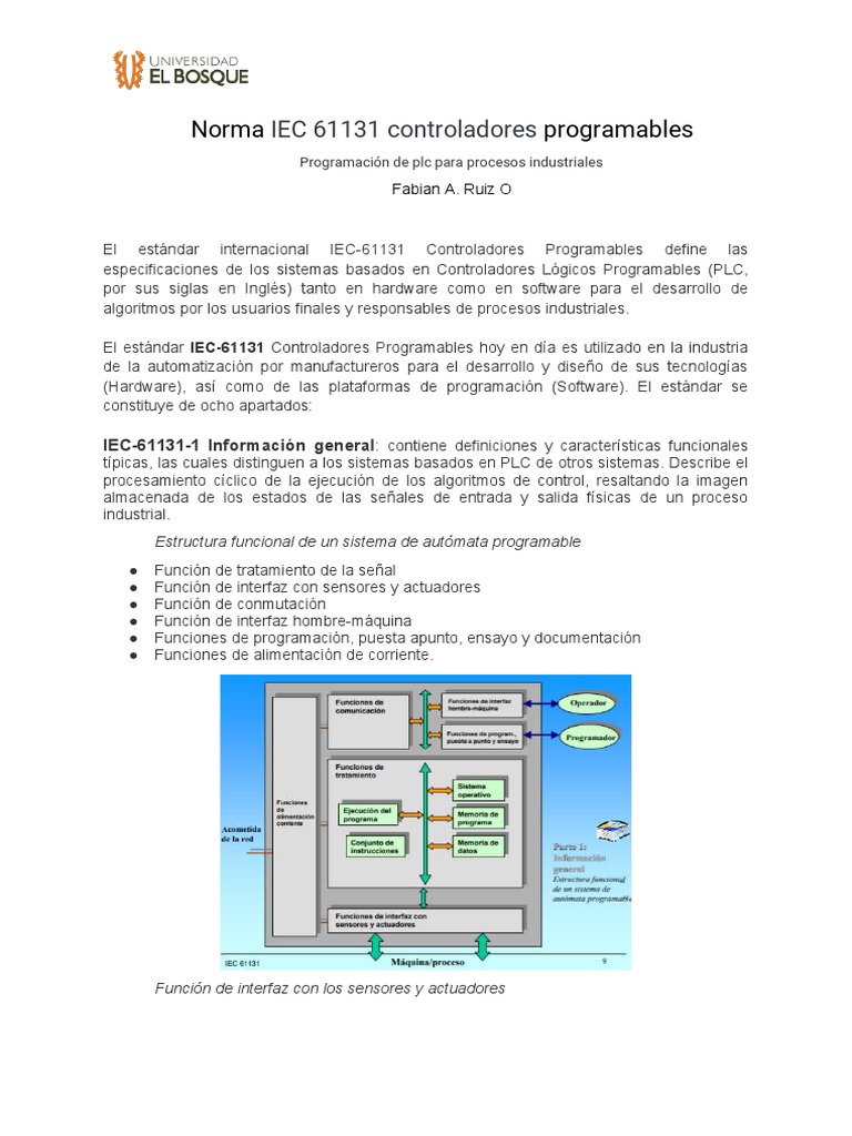 Norma IEC 61131 | PDF
