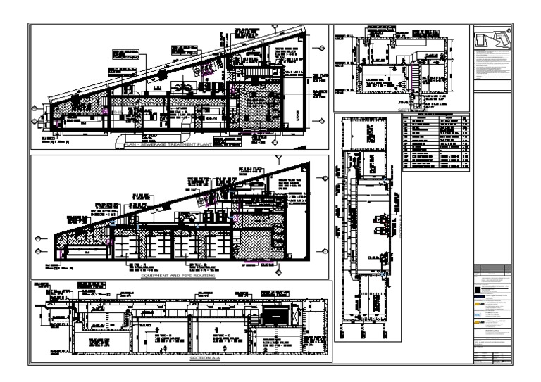 STP Plant Layout & Pipe Routing Plan | PDF | Real Estate | Engineering