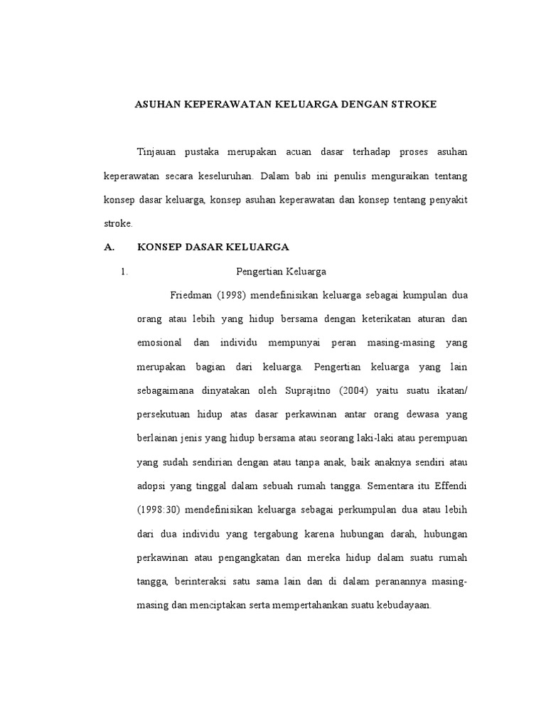 LP Keluarga Stroke | PDF