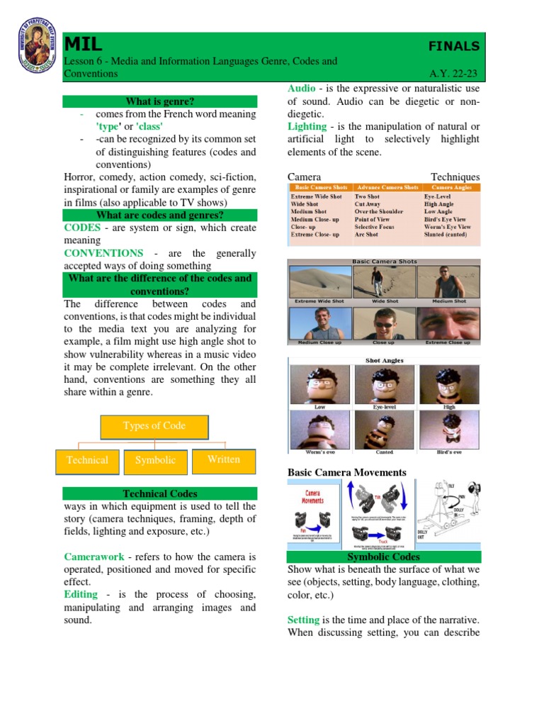MIL Lesson6 | PDF | Genre | Camera