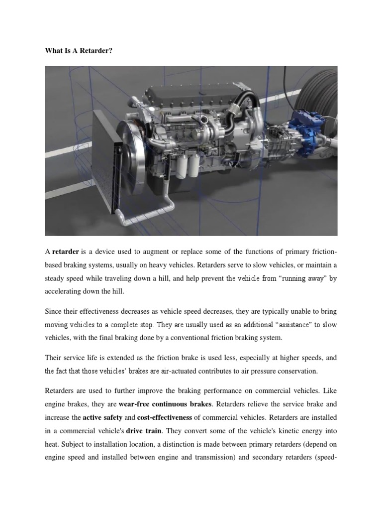 What Is A Retarder | PDF | Brake | Vehicles