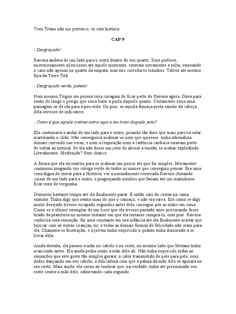 Teen Titans - Beastman Cap 09 | PDF | Pensamento | Tempo