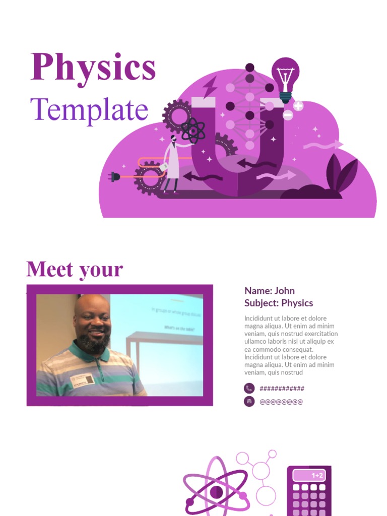 Physics by Discover Template | PDF