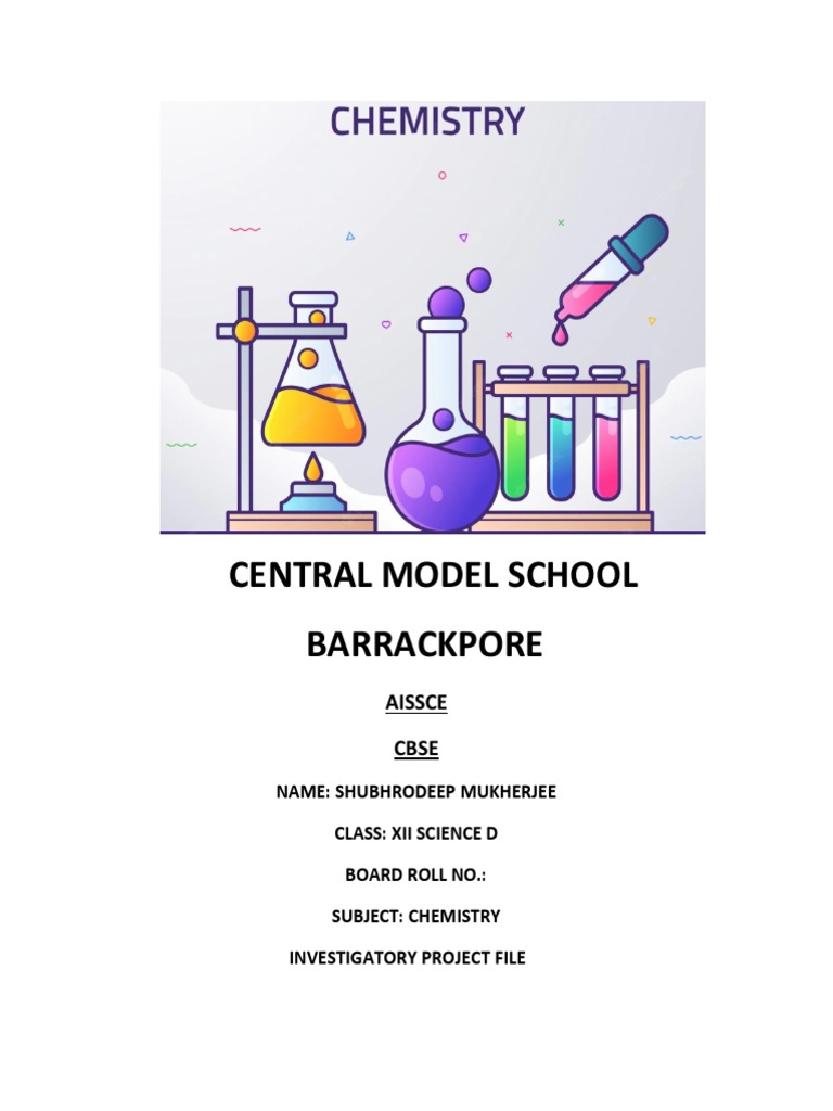 Shubhrodeep's Chemistry Project | PDF | Milk | Biochemistry