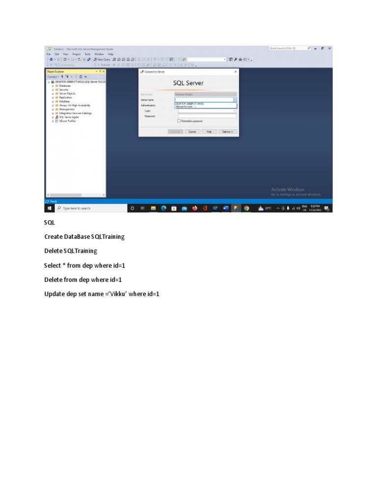 Sql Assignment Pdf