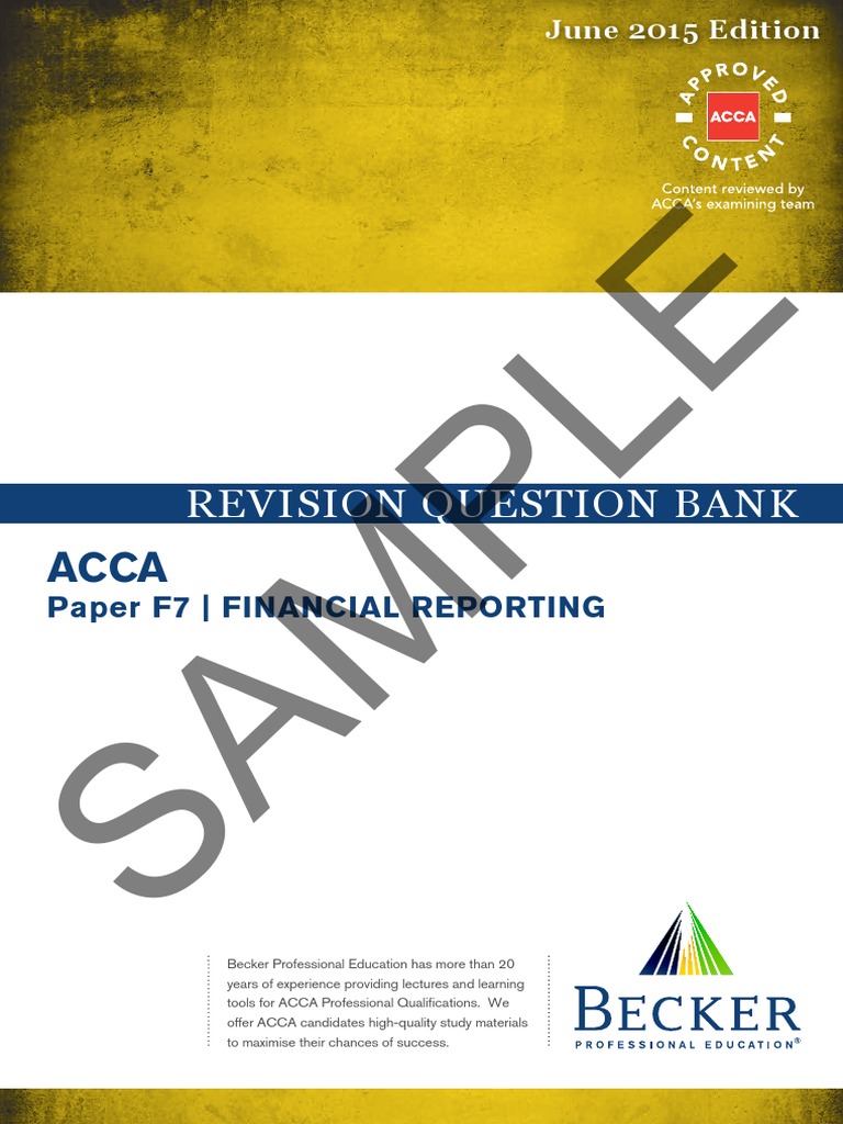 Revision Question Bank | PDF | Fair Value | International Financial ...