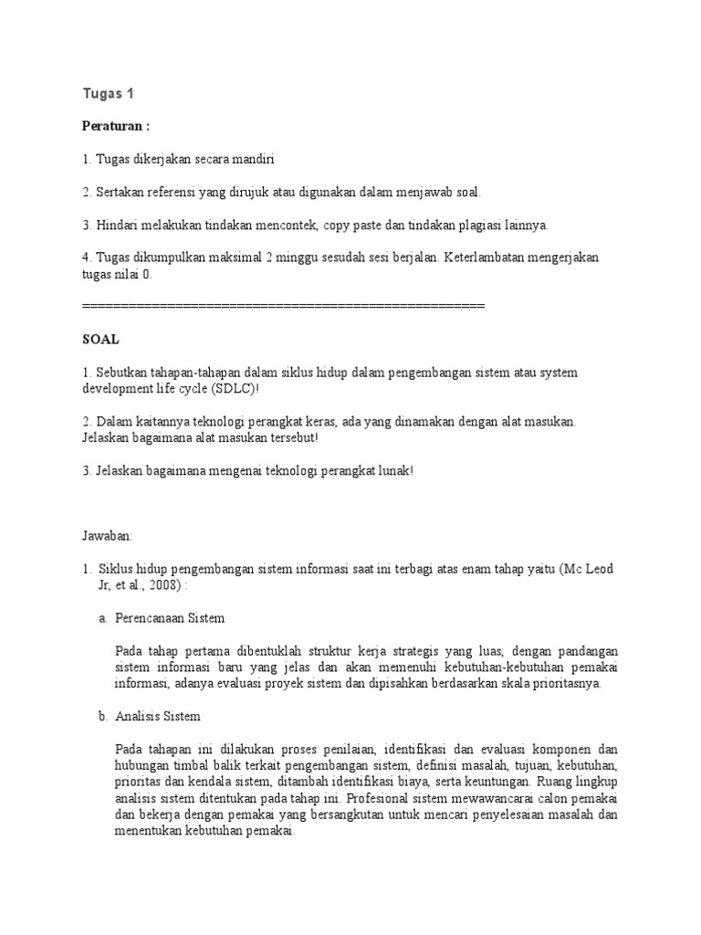 Tugas 2 SIM | PDF | Bisnis | Komputer